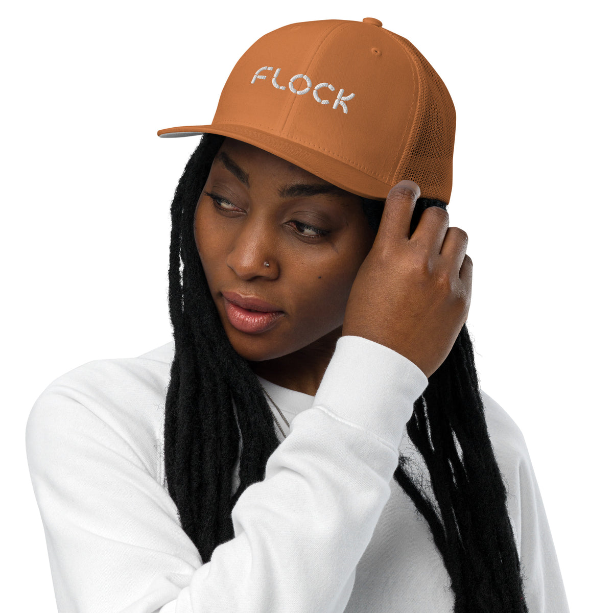 Closed-back trucker cap – Flock Freight Store